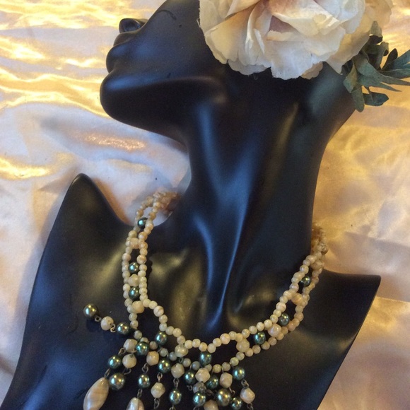 Vintage | Jewelry | Vintage 94 Carmen Miranda Pearl Bead Necklace ...